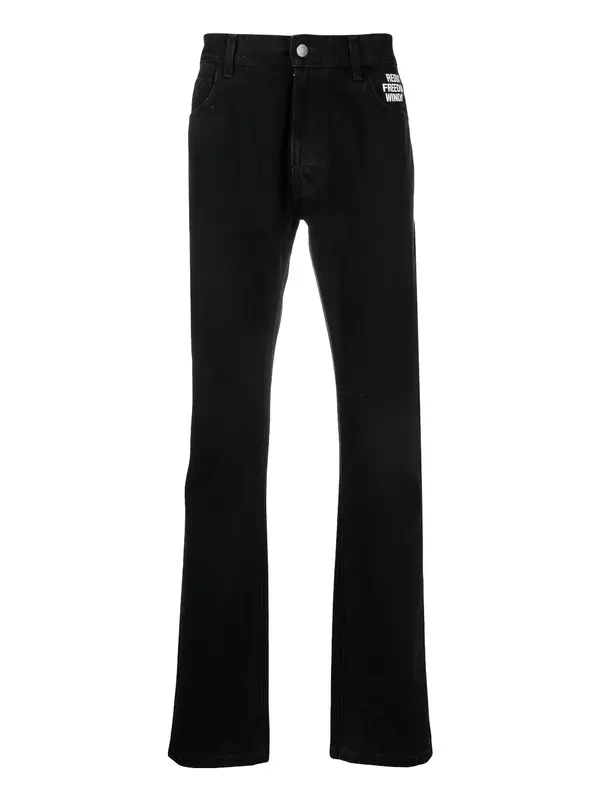 Raf Simons Slim-fit Denim Jeans - Black