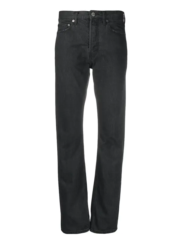 AMBUSH High-rise Straight Leg Jeans - Black