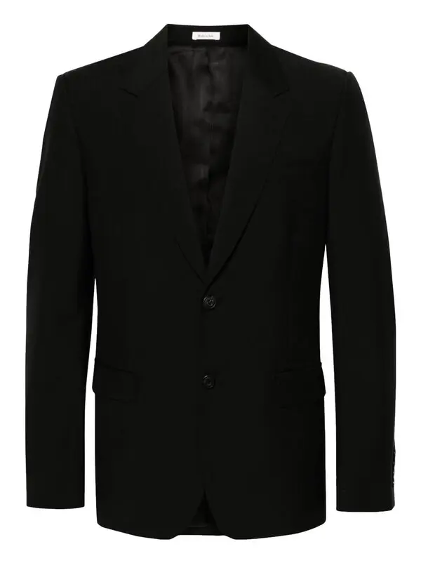 Alexander McQueen Single-breasted Suit Jacket - Black