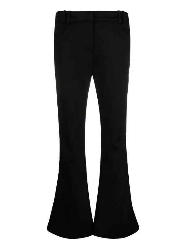 Balmain Tailored Flared Trousers - Black