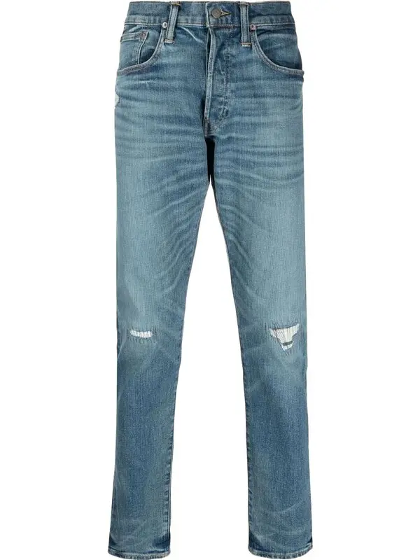 Polo Ralph Lauren Sullivan Distressed-effect Jeans - Blue