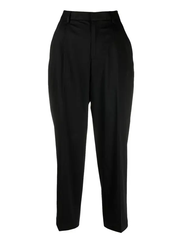Woolrich Dart Detail Tapered Trousers - Black