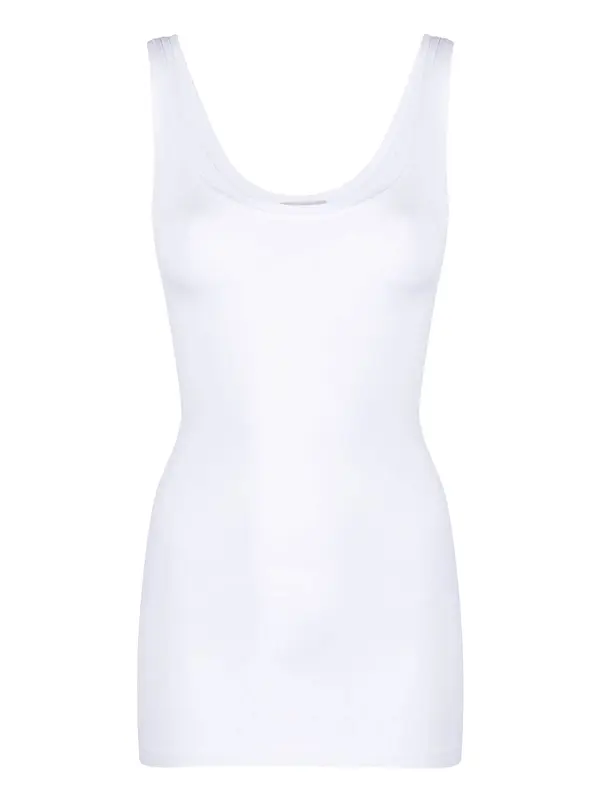 Hanro Scoop Neck Sleeveless Top - White