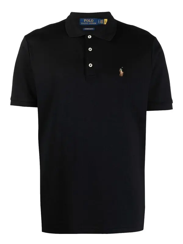 Polo Ralph Lauren Jersey Polo Shirt - Black