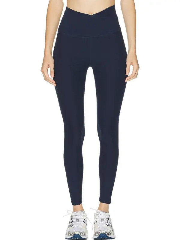 Beyond Yoga At Your Leisure Legging - Nocturnal Navy