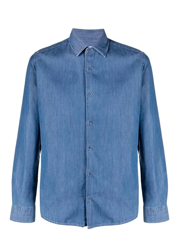 Altea Button-up Denim Shirt - Blue