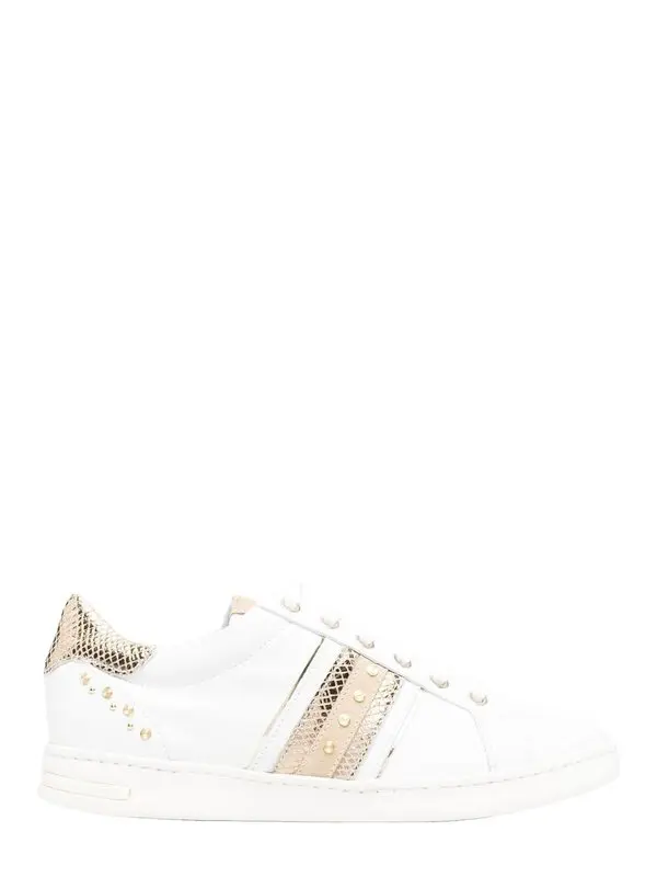 Geox Metallic-panel Sneakers - White
