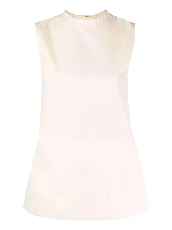 JIL SANDER Sleeveless Top - Neutrals