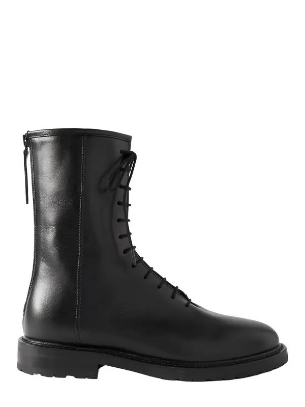 Legres 08 Leather Ankle Boots - Black