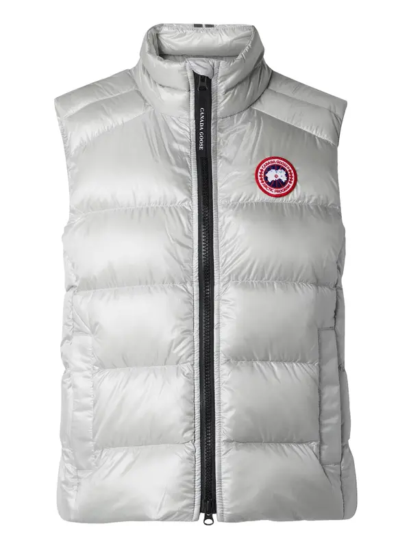 Canada Goose Cypress Quilted Recycled Ripstop Down Vest - Silver