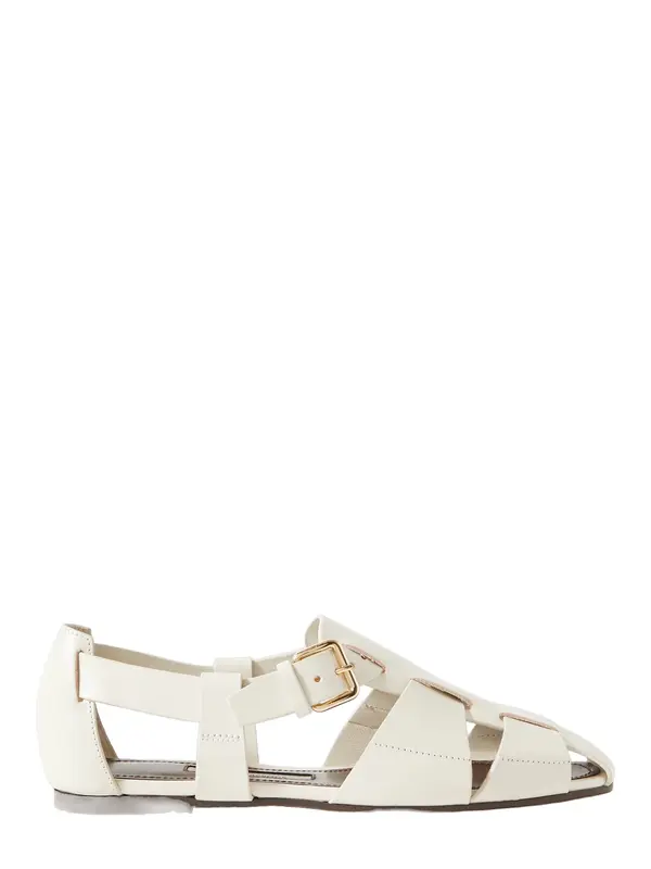 EMME PARSONS Ernest Leather Sandals - Ivory