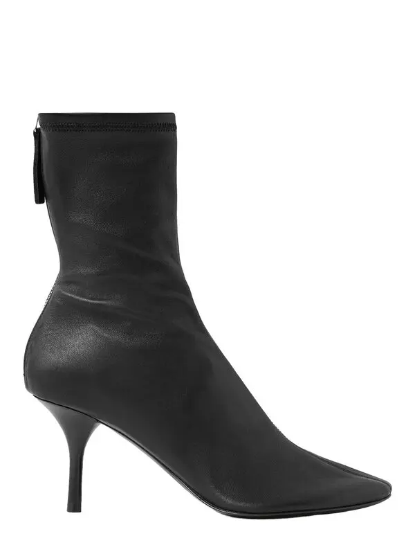 Acne Studios Leather Ankle Boots - Black