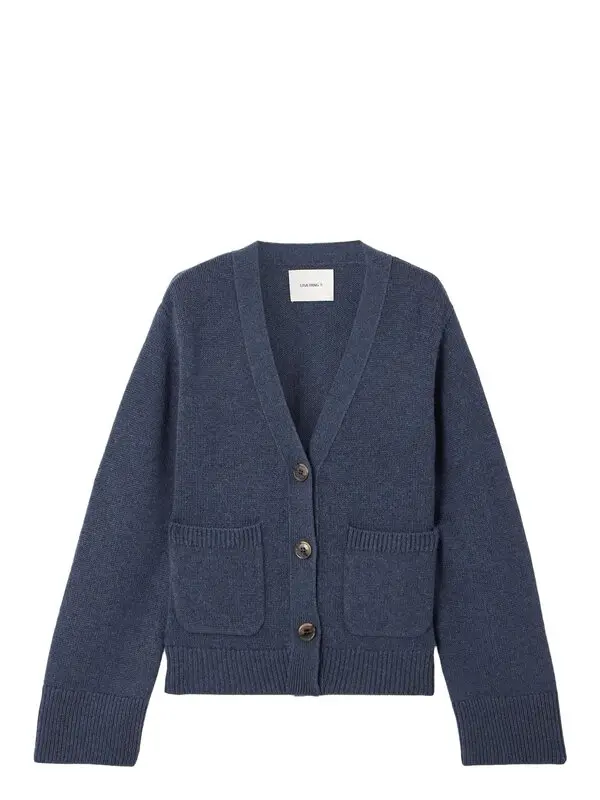 LISA YANG Danni Cashmere Cardigan - Blue