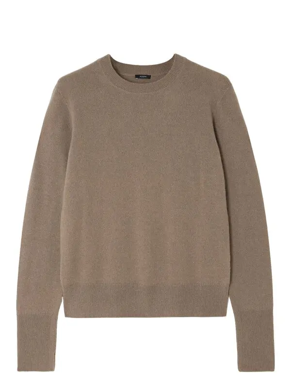 JOSEPH Slim-fit Cashmere Sweater - Neutrals