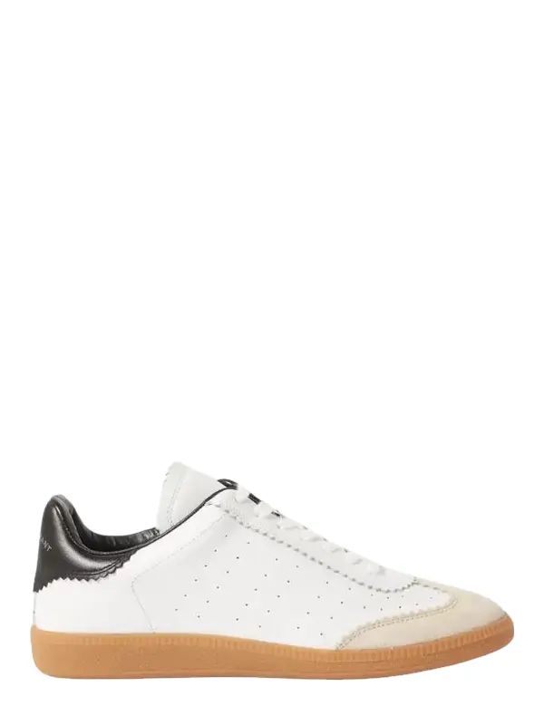 MARANT ETOILE Isabel Marant Bryce Leather Sneakers - White