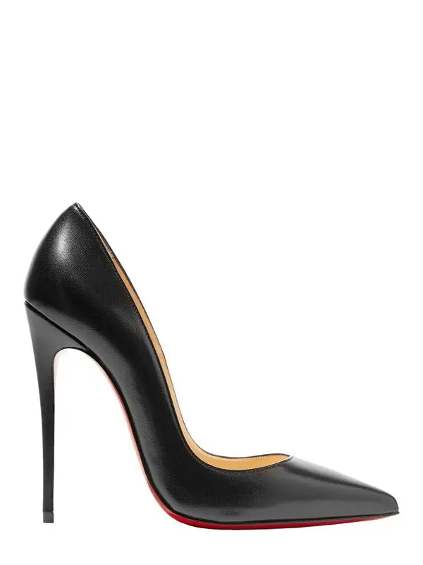 CHRISTIAN LOUBOUTIN So Kate 120 Leather Pumps - Black