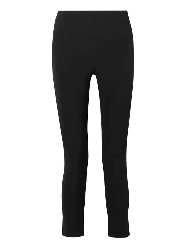 Veronica Beard Cropped Skinny Pants - Black