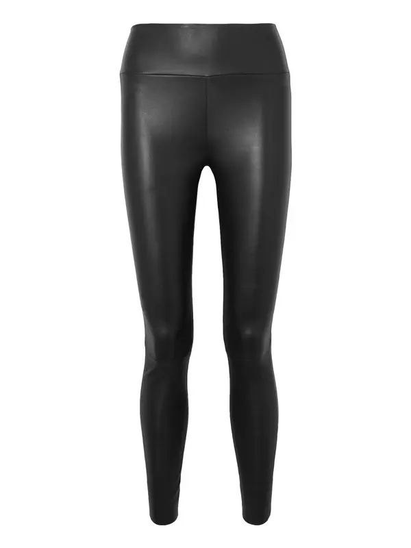 Sprwmn Leather Leggings - Black