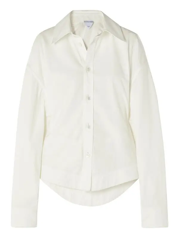 Bottega Veneta Cotton-poplin Shirt - White