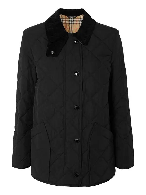 Burberry Quilted Shell Jacket - Black