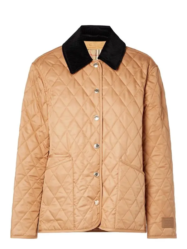 Burberry Quilted Shell Jacket - Brown