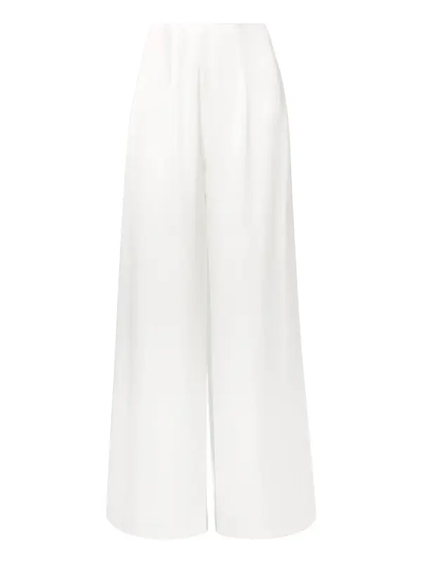Vanessa Cocchiaro The Coco Satin Wide-leg Pants - Ivory