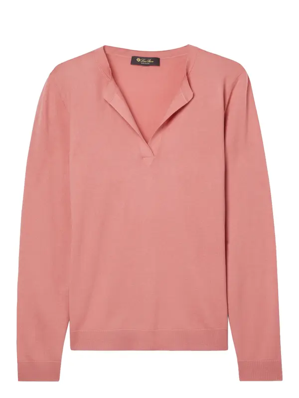 Loro Piana Piuma Cashmere Sweater - Pink