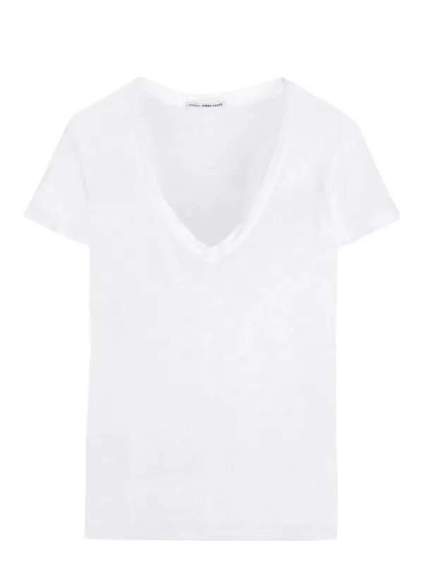 JAMES PERSE Slub Cotton T-shirt - White