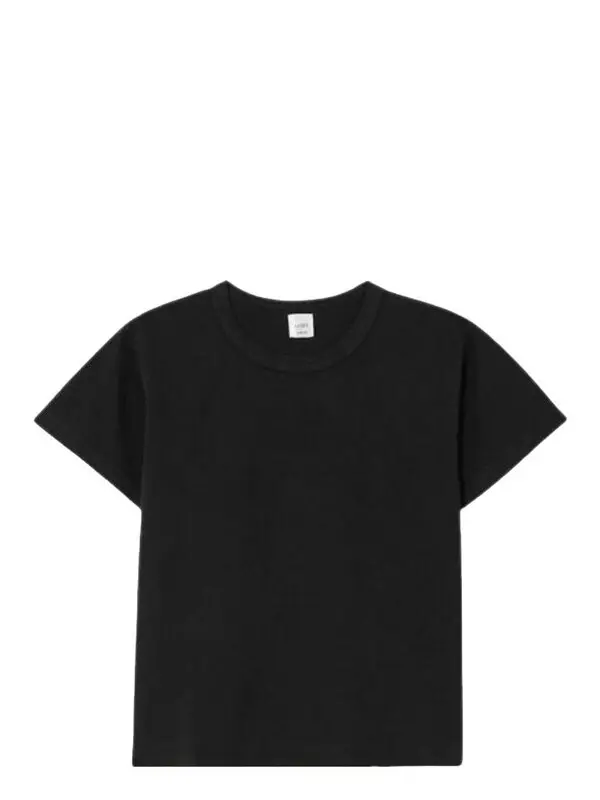 LESET Margo Cotton-jersey T-shirt - Black