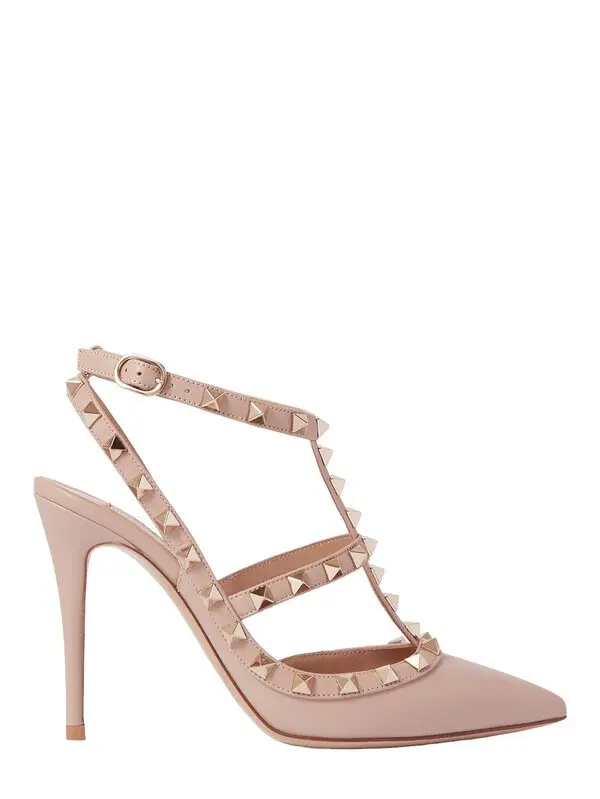 Valentino Garavani Rockstud Leather Pumps - Pink