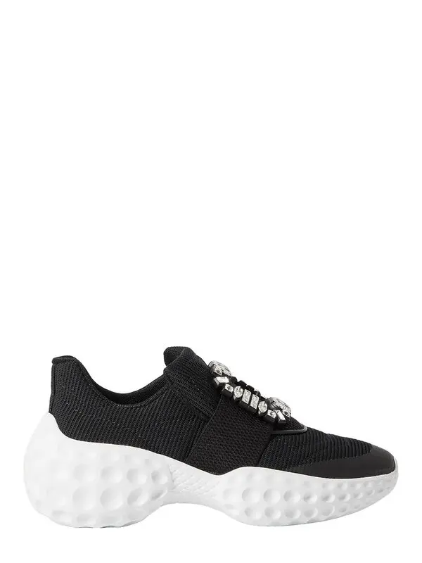 ROGER VIVIER Viv Run Sneakers - Black