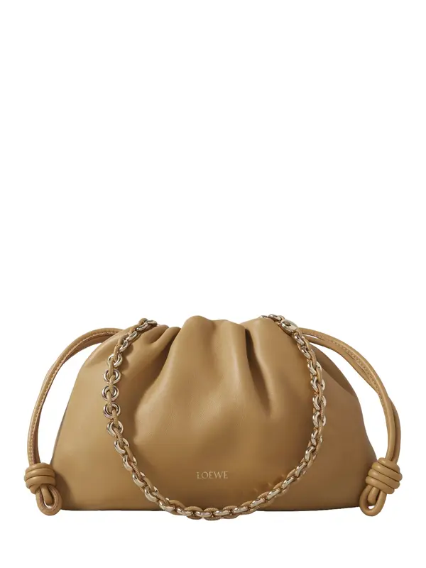 Loewe Flamenco Leather Bag - Neutrals