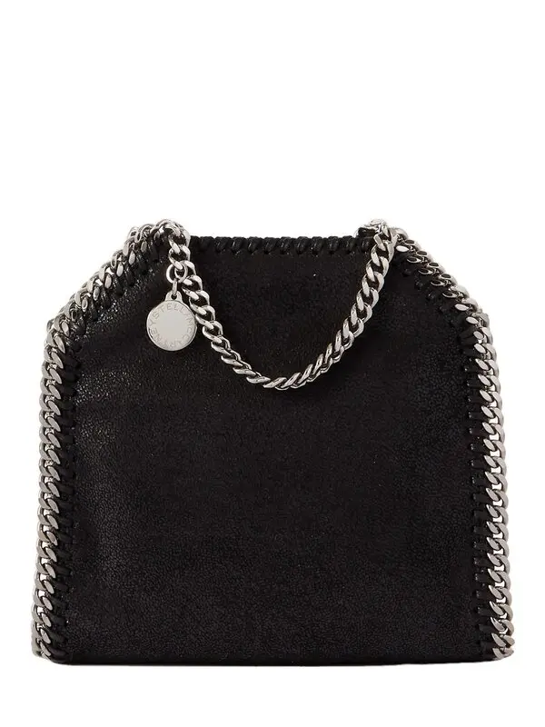 Stella McCartney Net Sustain The Falabella Tiny Shoulder Bag - Black