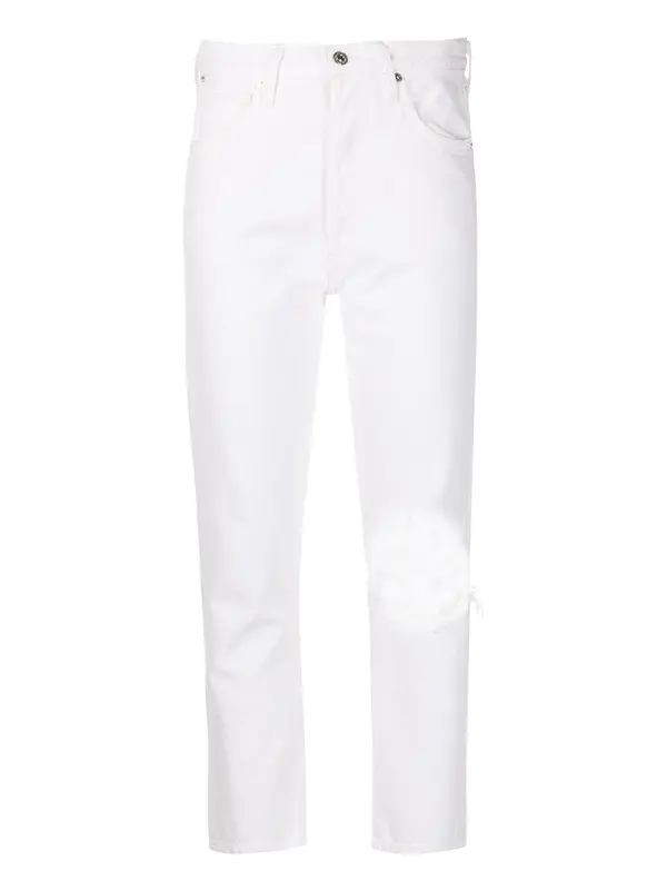 Citizens Of Humanity Charlotte Straight-leg Jeans - White