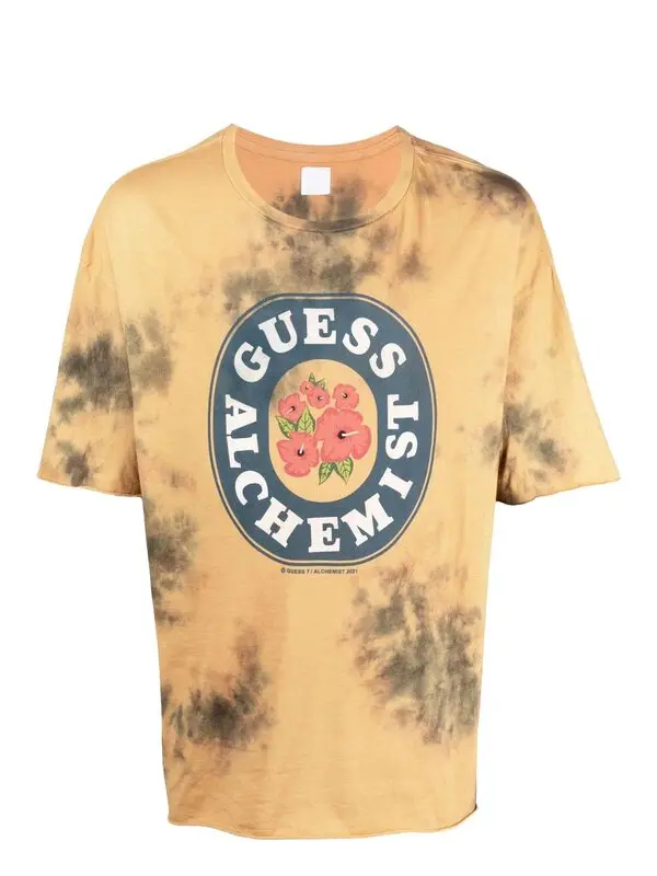Alchemist Tie-dye Logo T-shirt - Neutrals