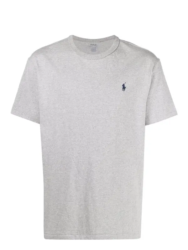 Polo Ralph Lauren Embroidered Logo T-shirt - Grey