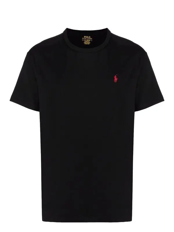 Polo Ralph Lauren Embroidered Logo T-shirt - Black
