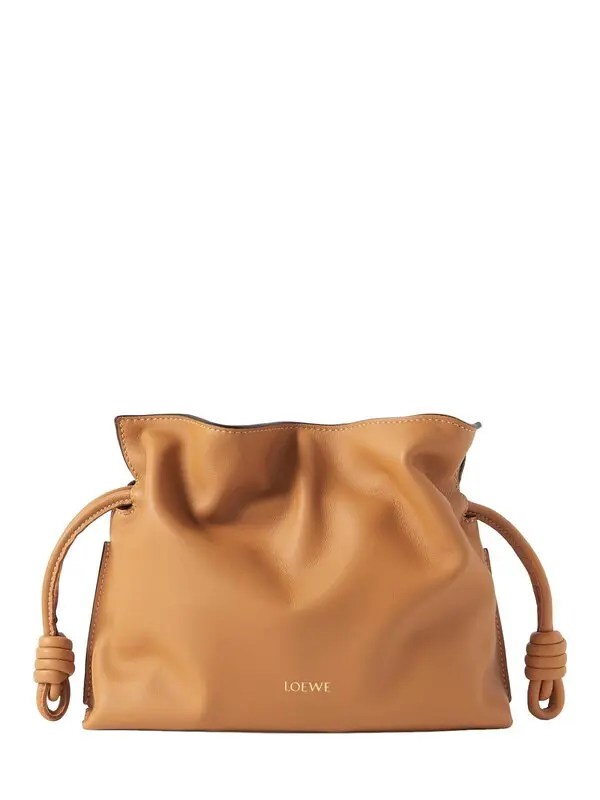 Loewe Flamenco Mini Clutch - Tan