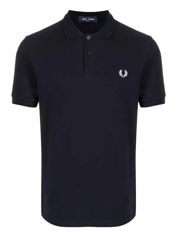 Fred Perry Embroidered Logo Polo Shirt - Blue