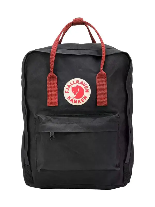 Fjallraven Logo-patch Backpack - Black