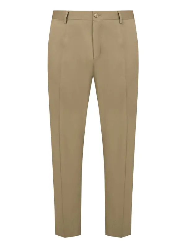 Dolce & Gabbana Tapered Tailored Trousers - Neutrals