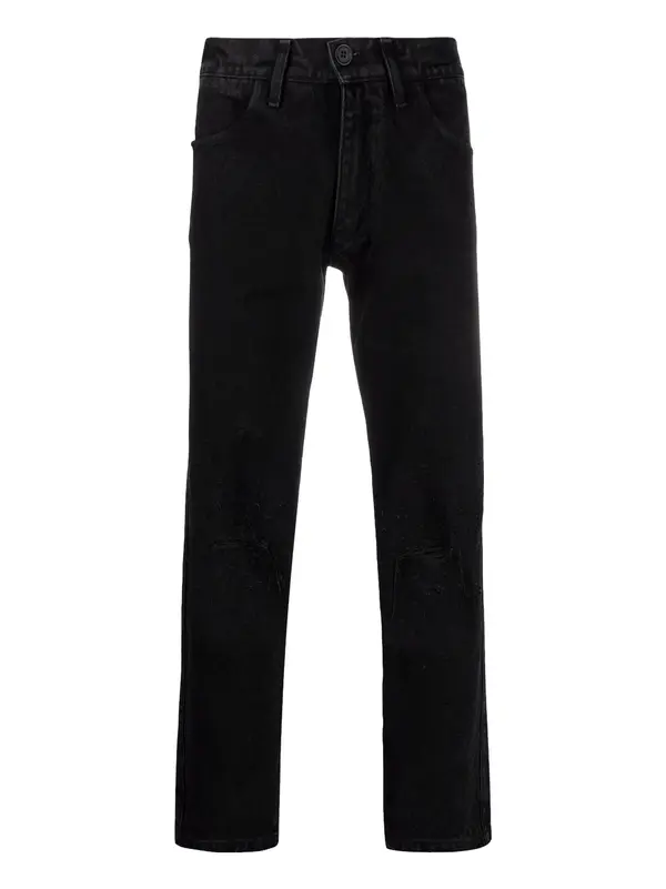 LIBERAL YOUTH MINISTRY Mid-rise Cropped Jeans - Black