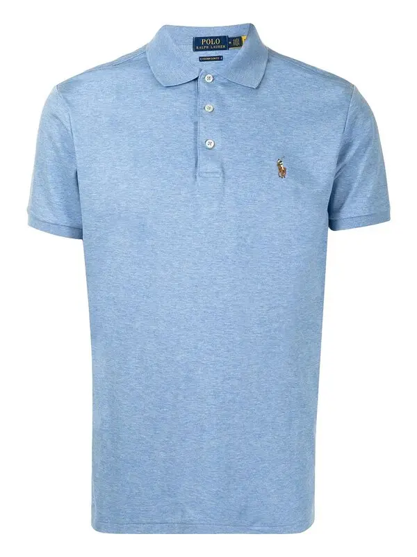 Polo Ralph Lauren Polo-pony Embroidered Polo Shirt - Blue