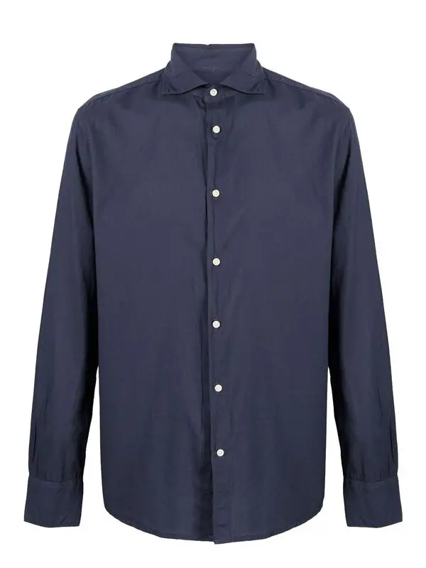 DEPERLU Button-down Shirt - Blue