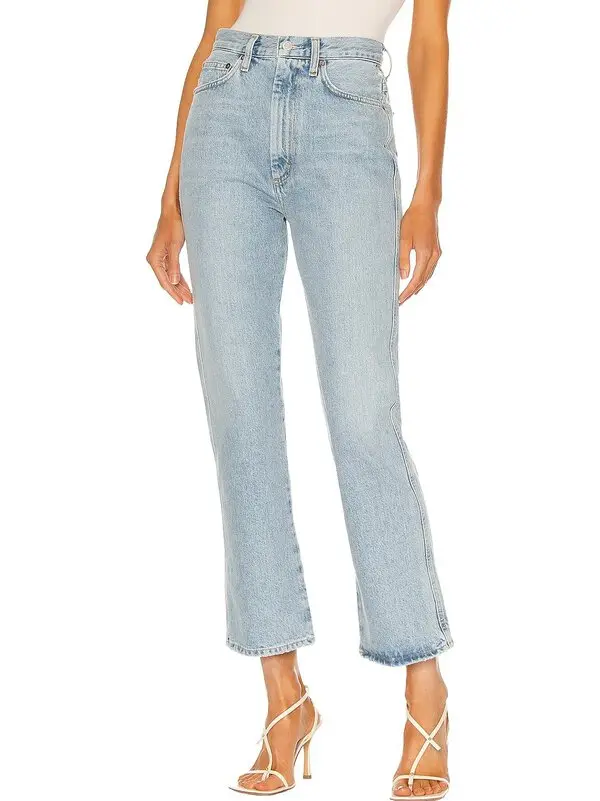 AGOLDE Pinch Waist High-rise Kick Jeans - Riptide