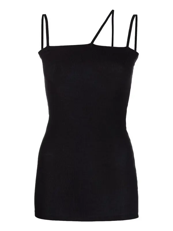 BASERANGE Crossover Strap Vest Top - Black