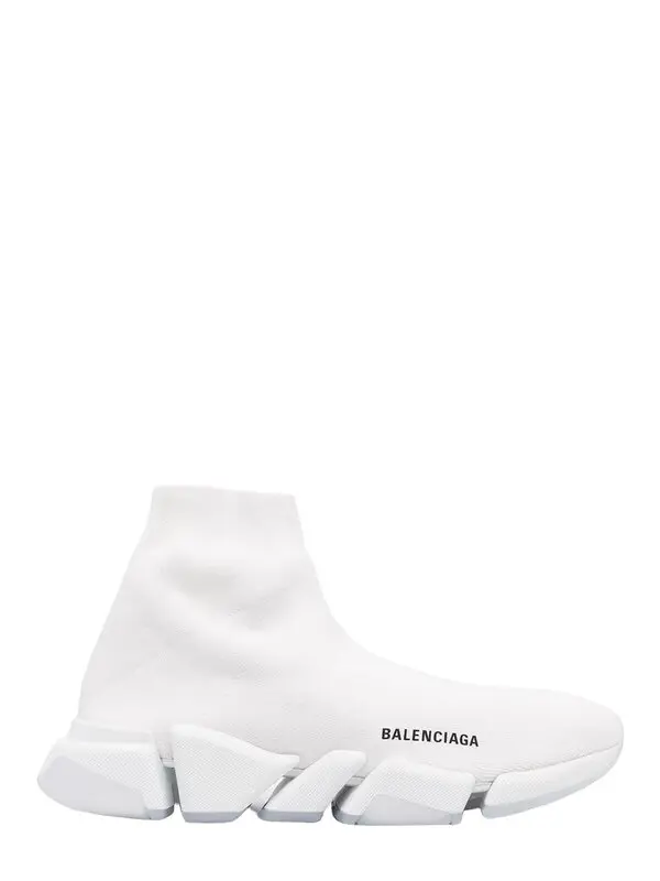 Balenciaga Speed 2.0 Knitted Sneakers - White