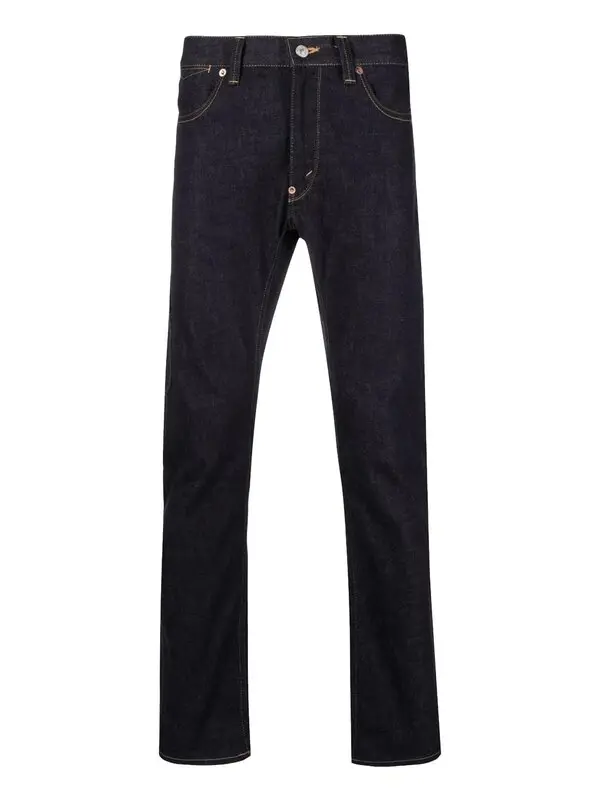 Junya Watanabe Mid-rise Straight-leg Jeans - Blue