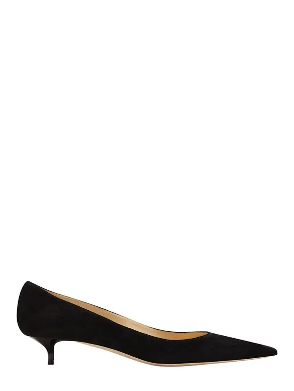 JIMMY CHOO Amelia Suede Pumps - Black