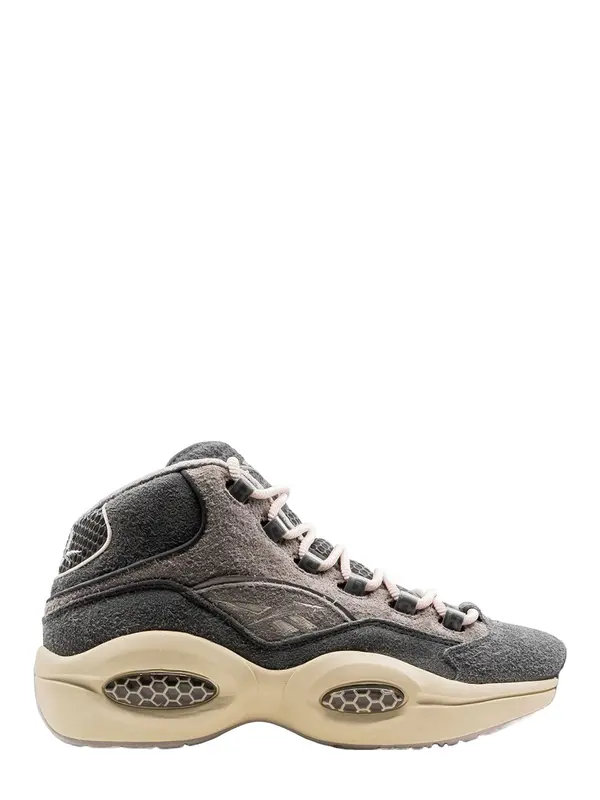 REEBOK Question Mid Suede Sneakers - Grey